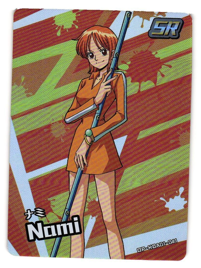 Nami SR OP-KOA01-041 One Piece Anime TCG CCG Anime Card | eBay