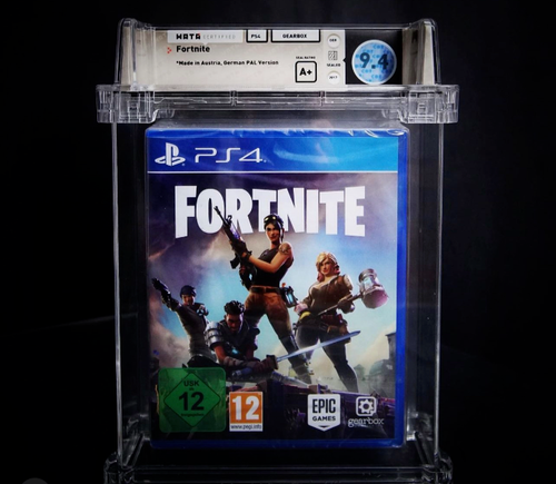 FORTNITE Playstation 4 DISC Version WATA 9.4 A+ (Selten/Rare) NO VGA NO ...