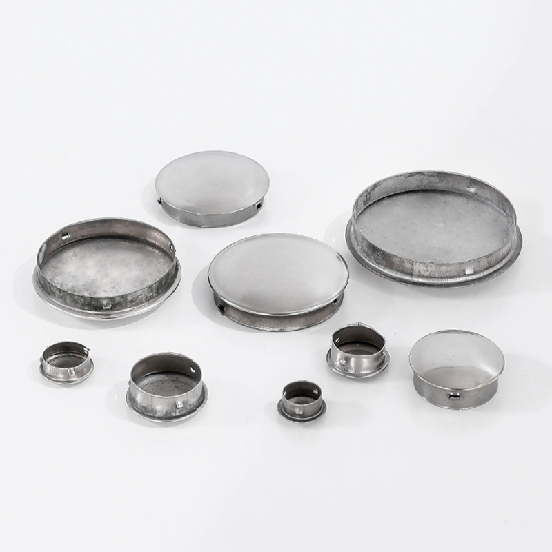 304 Stainless Steel Tube End Caps Weld-Free Plug End Cover Cap Multiple ...