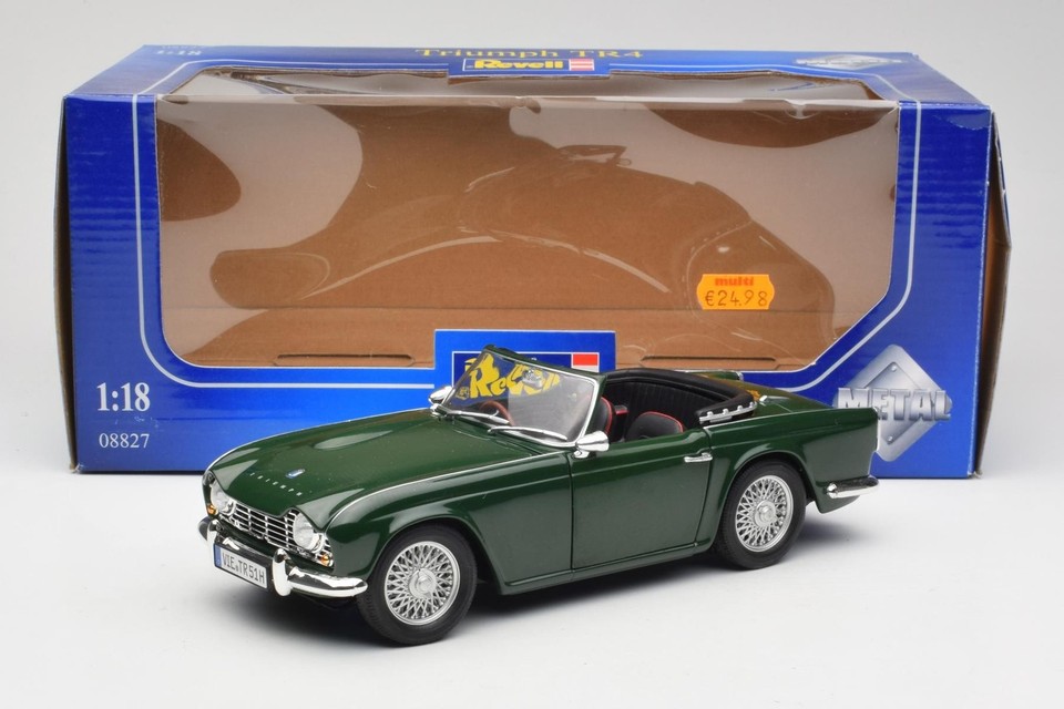 08827-T1 Triumph TR4 British Racing Green Revell 1/18 | eBay