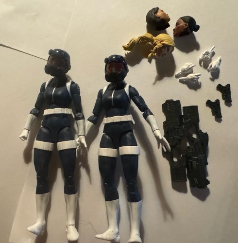 Marvel Legends SHIELD AGENT TROOPER 6" Figure Lot of 2 Female Pulse | eBay