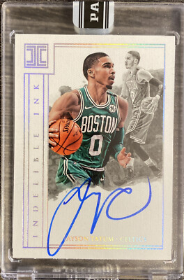 JAYSON TATUM 2017-18 Impeccable Indelible Ink Auto RC Rookie 1 of 1 | eBay