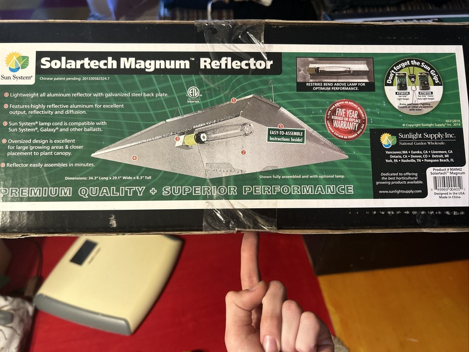 HPS Sun System Solartech Magnum Reflector | eBay