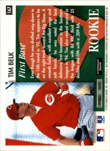 1995 Summit Baseball Card #167 Tim Belk | eBay