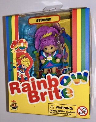 New Stormy Figure from Rainbow Brite TLS Toy 40th Anniversary Purple ...