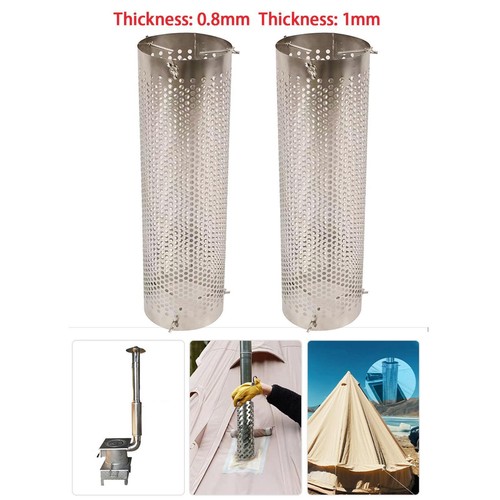 Tent Stove Chimney Pipe Mesh Fireplace Fireplace Rain Cap Exhaust Pipe ...