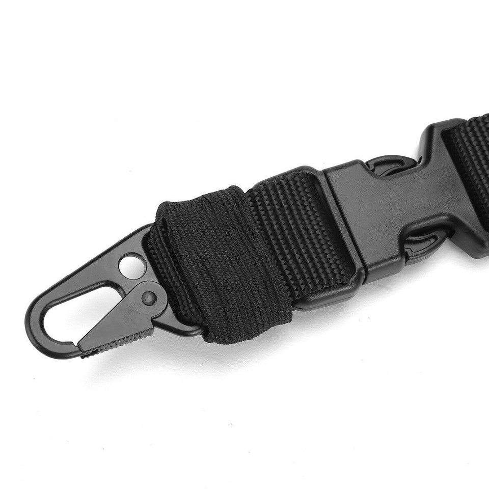 Single Point Rifle Sling Bungee Adjustable Strap MLOK Quick Release ...
