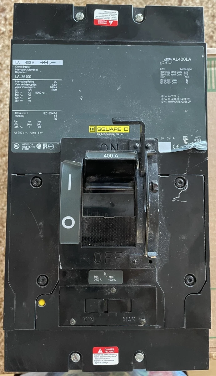 Square D LA400S 400A E1 Circuit Breaker Enclosure 45, 59% OFF