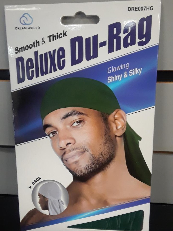 Smooth Thick Shiny & Silky Deluxe Du Rag Durag Black White + MORE ...