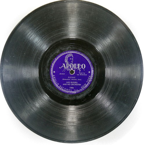 LUIS RUSSELL Gone / Luke The Spook APOLLO 1086 VG- 78 10" 1947 Vocal | eBay