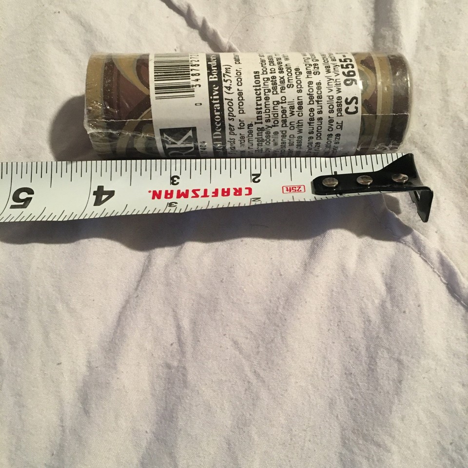 YORK 10 rolls of NEW pre-pasted 4-inch wallpaper border CS 9655-B R-04 ...