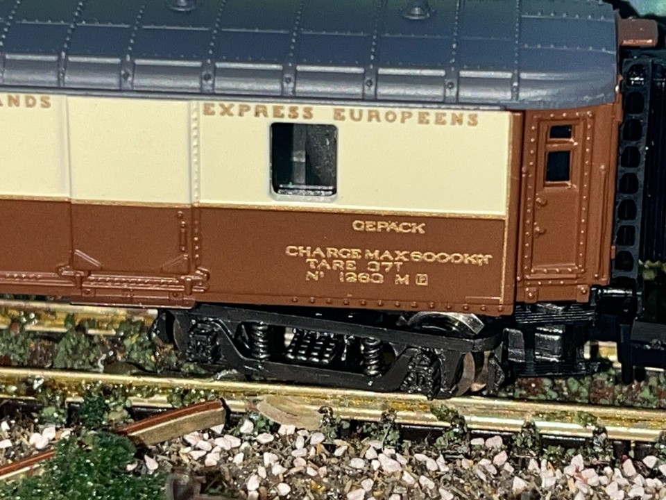 Rivarossi N Orient Express CIWL Pullman Baggage Luggage Car #9552 rn ...