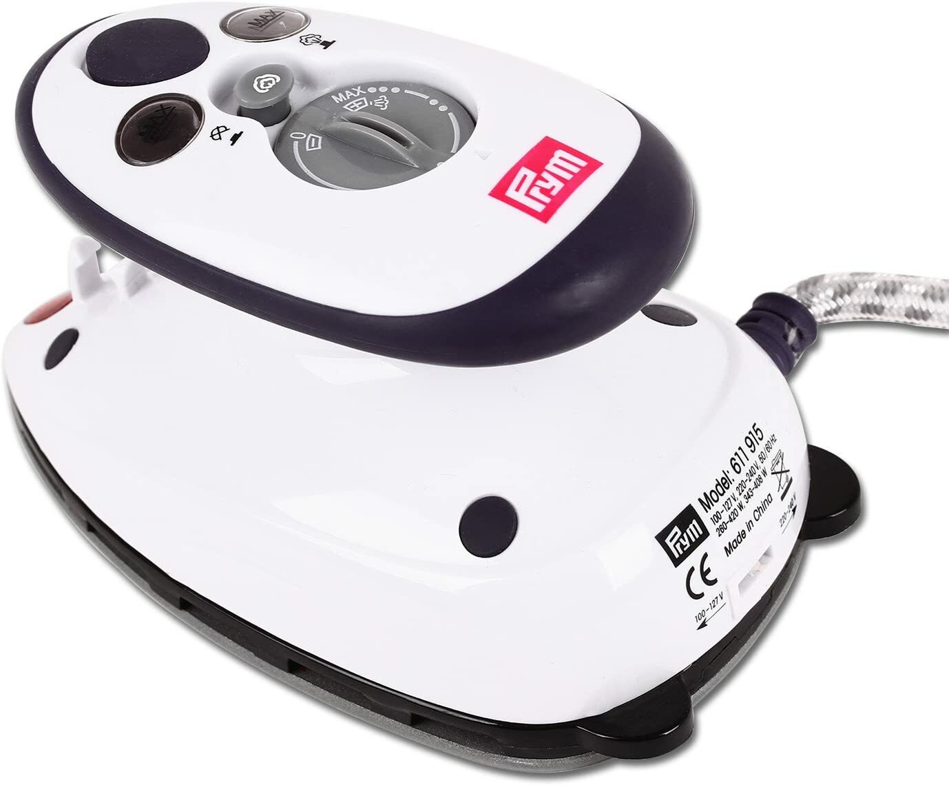 PRYM Mini Steam Travel Iron With EUROPEAN PLUG - 611 915 PRYM EUROPEAN ...
