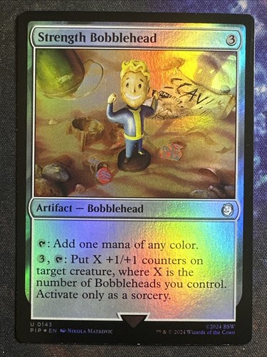 MTG / Strength Bobblehead / PIP / #0143 / FOIL / Uncommon / NM | eBay