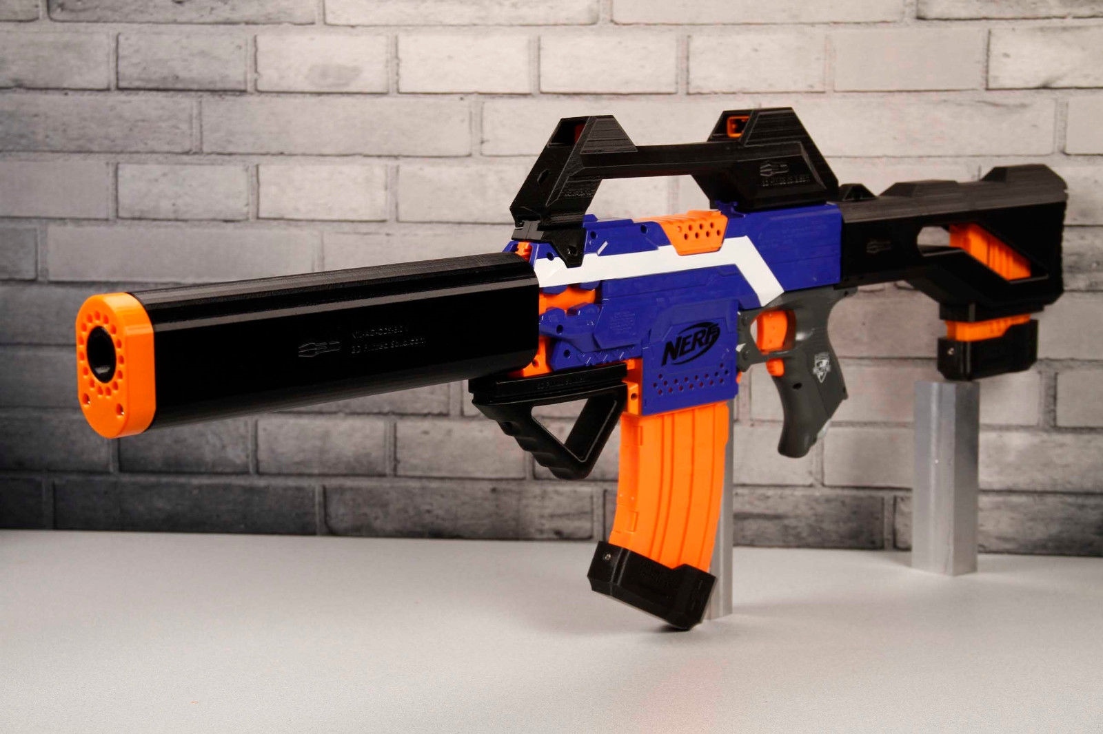 3D Printed – Taktisch Design Suppressor/Silencer for Nerf Dart Gun ...