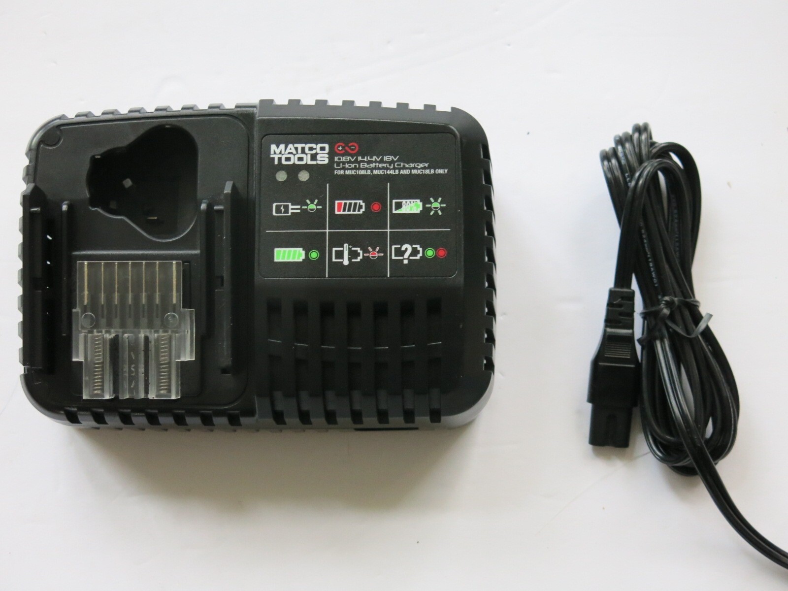 Matco Tools Infinium 10.8v 12v 16v 18v 20v Lithium Battery Charger ...