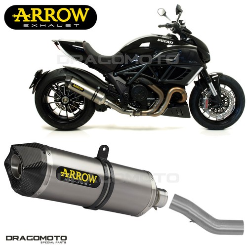 Exhaust DUCATI DIAVEL 1200 2015 2016 ARROW Titanium CC RACE-TECH | eBay ...