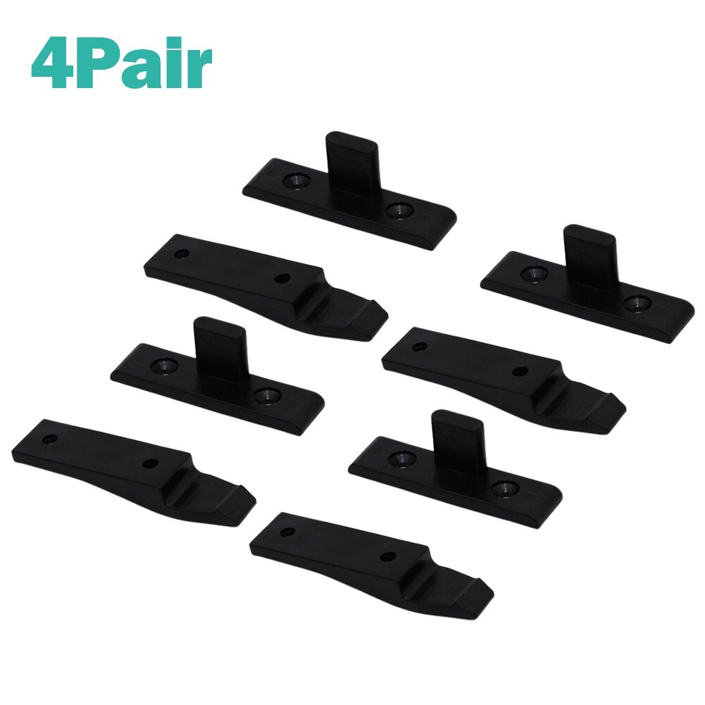 Panel Clips Bracket 4 Pair ABS Plastic Material Kitchen Plinth ...