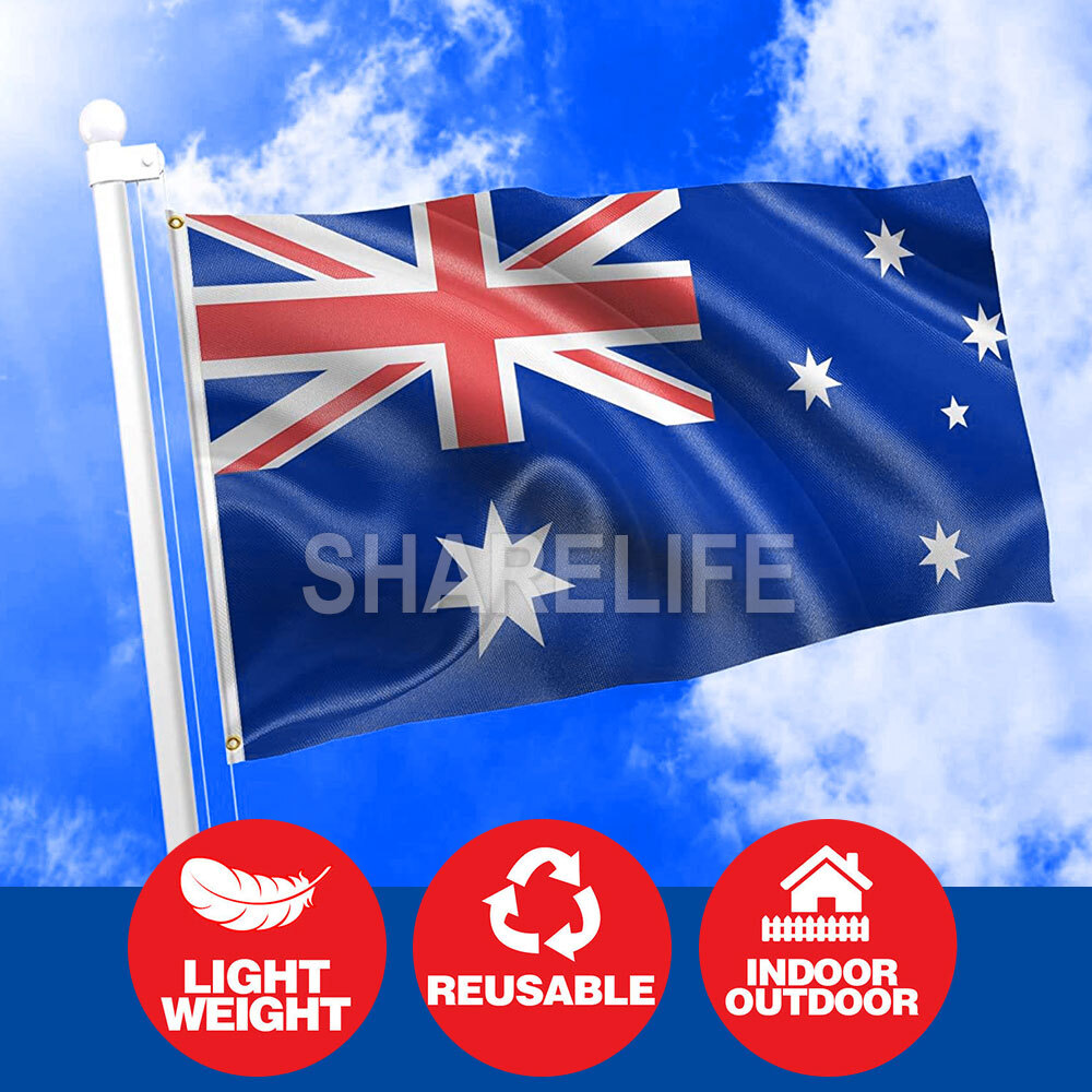 Large Australian Aussie Flag Australia Day Oz Heavy Duty Outdoor 90cm x ...
