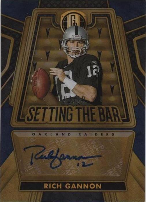 2023 Panini Gold Standard - Setting the Bar Rich Gannon #SB-RG Sapphire ...