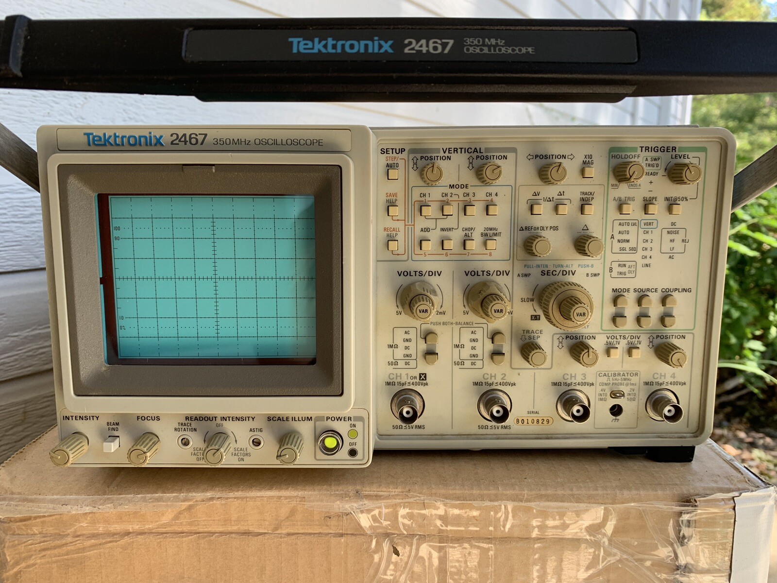Nice Very Low 1767 hour Cal'd TEKTRONIX 2467 Briteye OSCILLOSCOPE | eBay