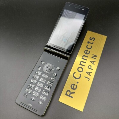 Panasonic P-01E Black DOCOMO Flip Phone Keitai SIM free UNLOCK FROM ...
