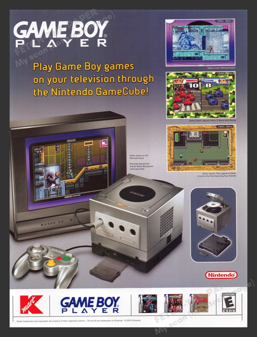 Game Boy Player K-Mart 2000s Video Game Print Advertisement 2003 | eBay