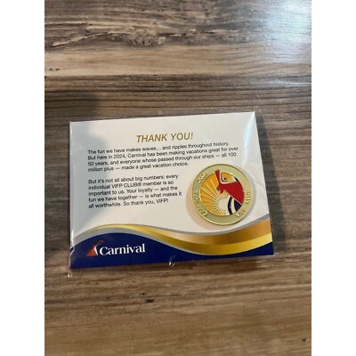 Carnival VIFP gold pin 2024 | eBay