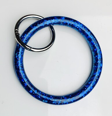 Sparking Blue Keychain Bracelet Only Keychain Wristlet | eBay