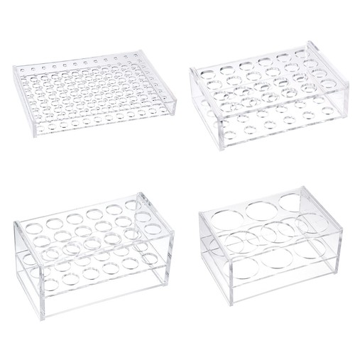 All Sizes Test Tube Rack Holder Polypropylene Lab Testing Tube Stand ...