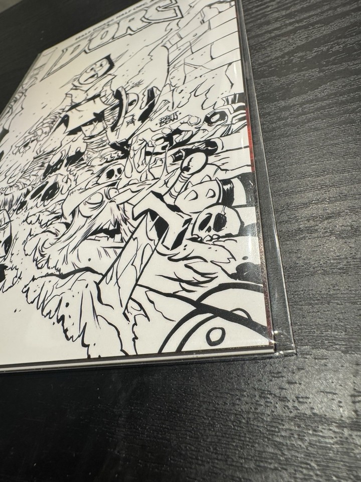 D'ORC #1 2ND PRINT BLACK & WHITE ComicTom Exclusive Limited 1500 DORC ...