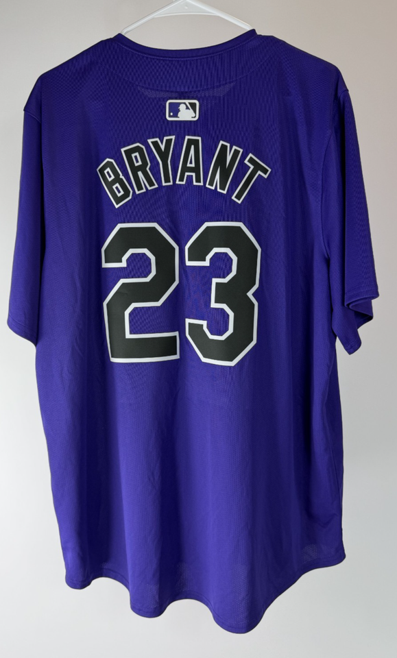 Colorado Rockies #23 Kris Bryant Nike Vapor Limited Jersey NWT Size XL ...