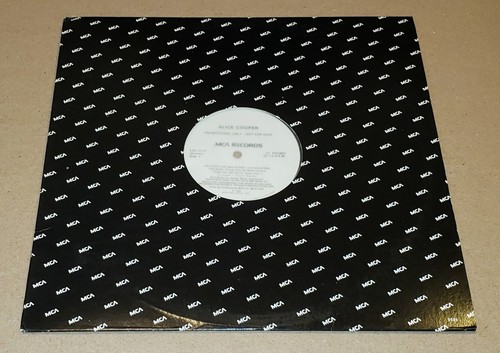 ALICE COOPER RARE 1986 WHITE LABEL PROMO HE'S BACK 12" VINYL SINGLE ...