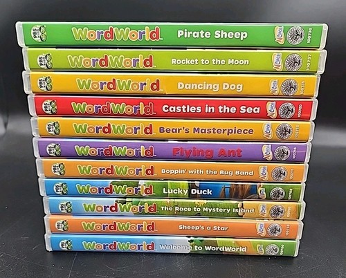 11 PBS Wordworld Word World Children's DVD DVD's Movie Lot - PBS Kids ...