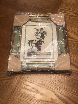 Grape Vine Print Light Green Frame Paragon Picture Gallery I Pc. 1/2 8 ...