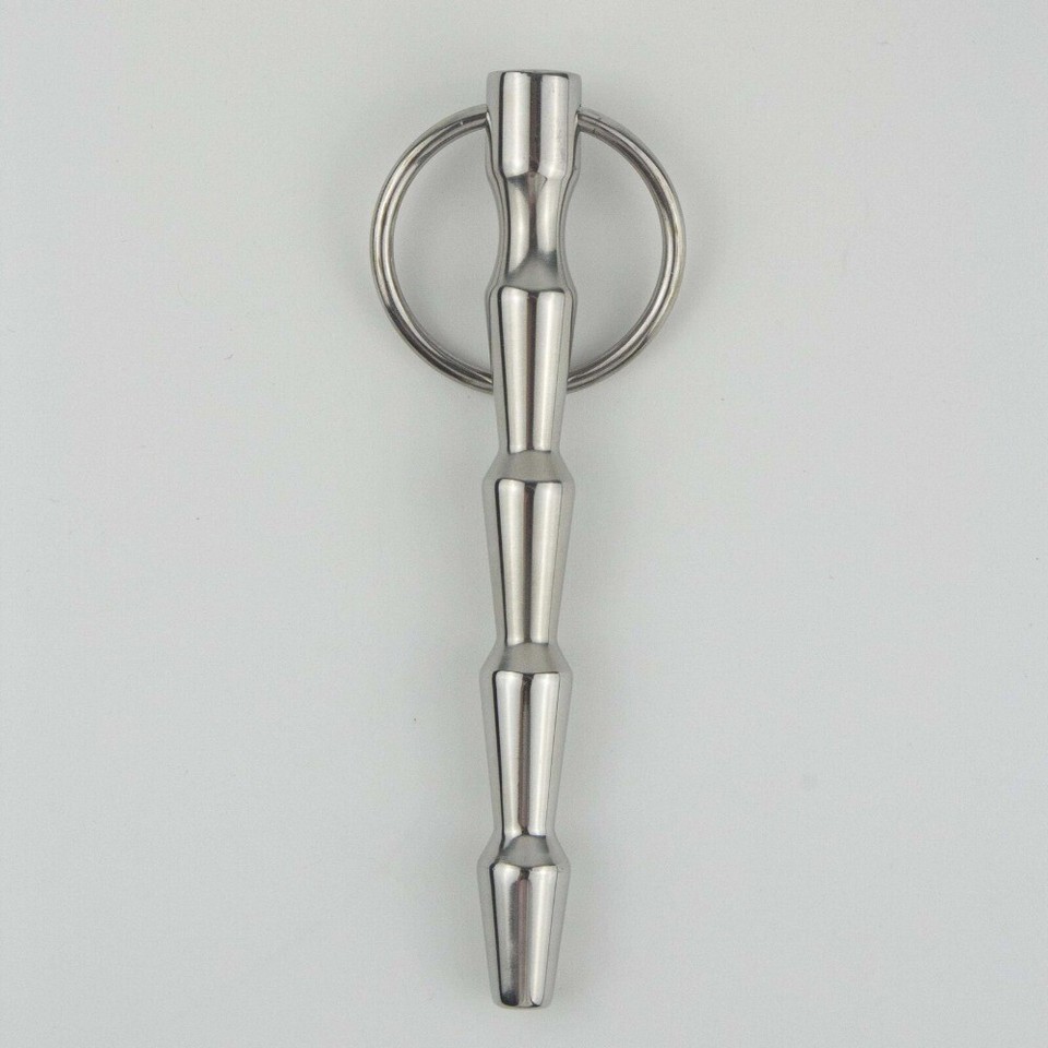 Male Stainless Steel Beads Long Urethral Plug Sounding Penis Plug Rod ...