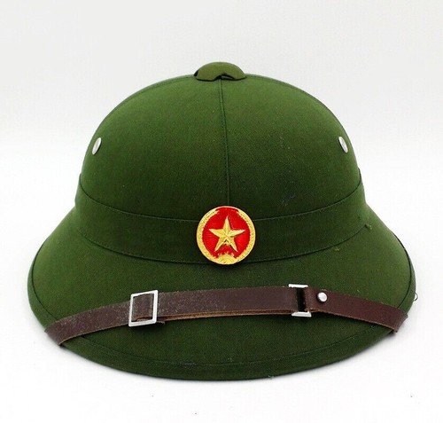 VIETNAM PITH HELMET CAMOUFLAGE CAP RAIN PLASTIC JUNGLE HUNTER GREEN ...