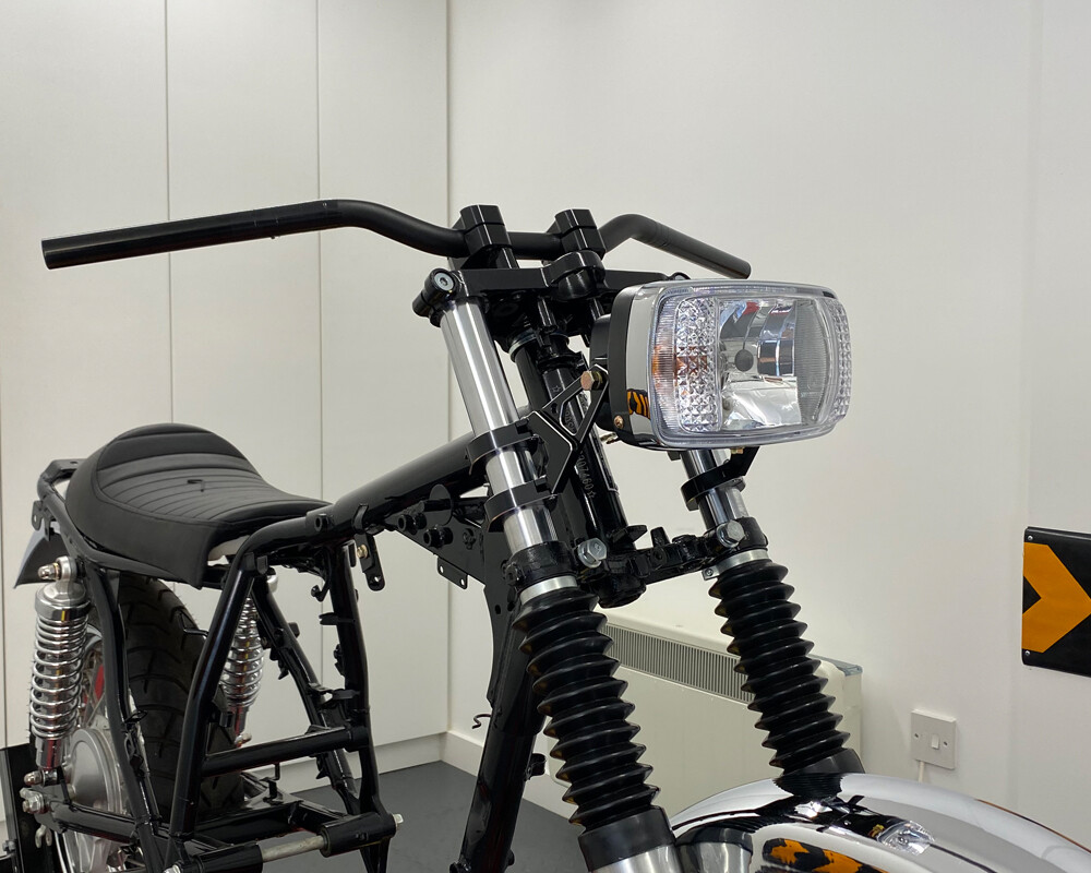 HOMOLOGATED Motorcycle Headlight Integrated Indicators for Honda CG125 ...