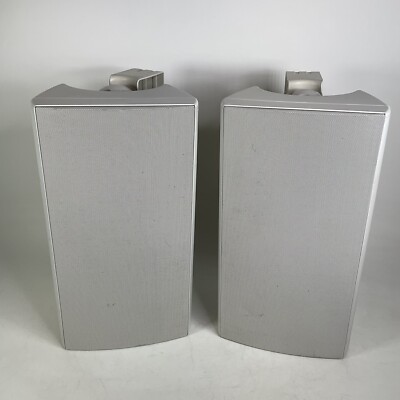 2 Proficient Audio AW830WHT Outdoor Speakers 8” Woofers 3" Midrange 1 ...