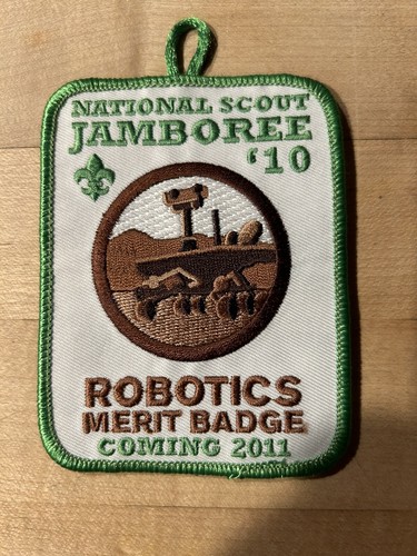 2010 Jamboree, Robotics Merit Badge Introduction Patch | eBay