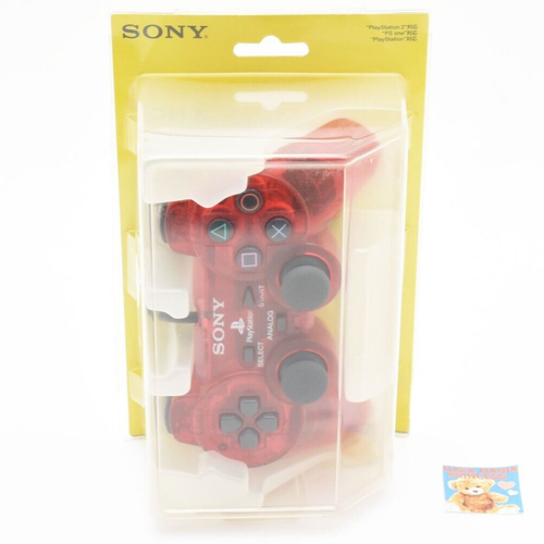 Sony PS2 Analog Controller Dual Shock 2 Crimson Red w/Case Tested Good ...