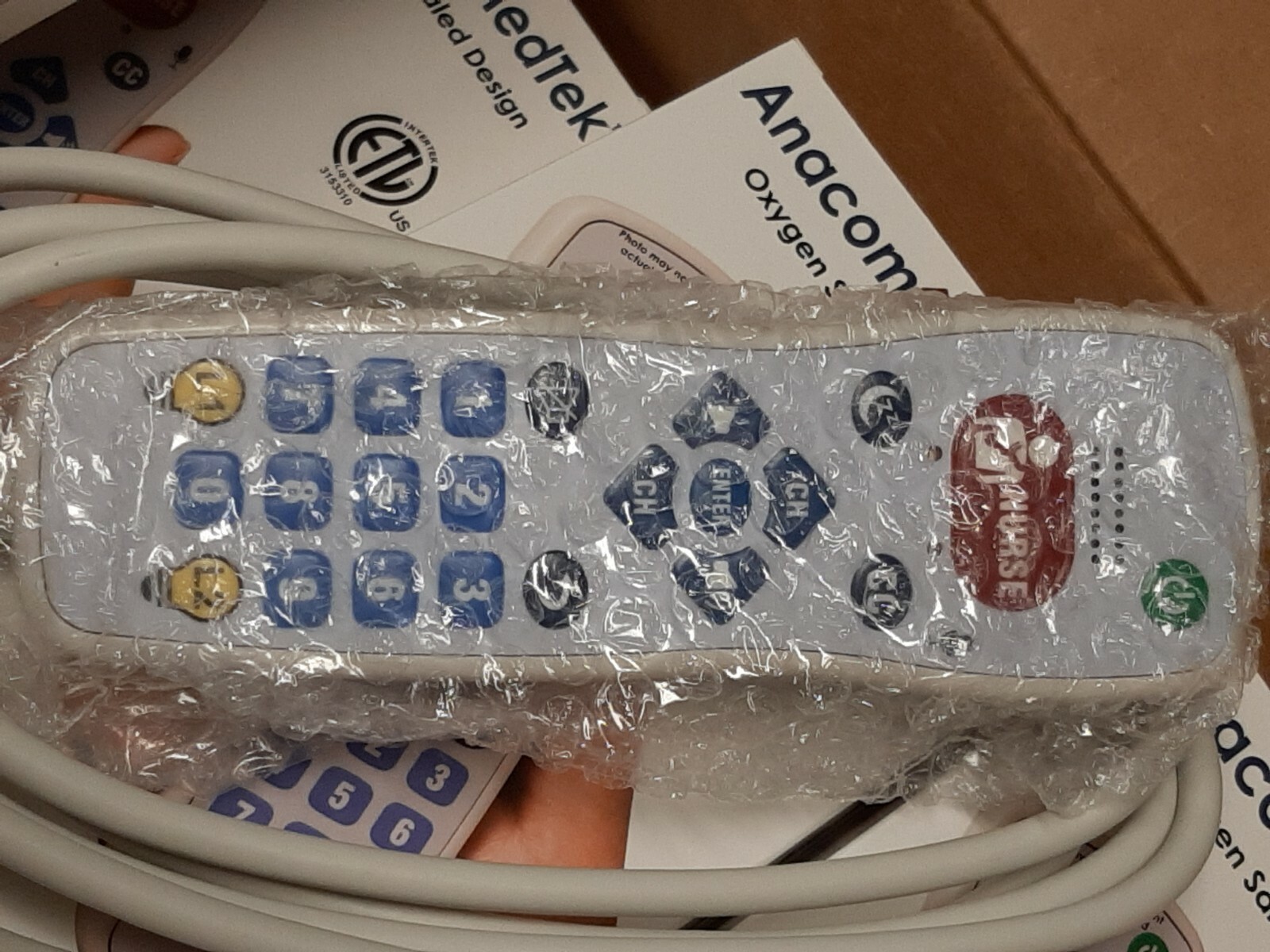 PILLOW SPEAKER SERIES 8 GE 18 PIN Anacom MedTek B0816-088DJ Zenith ...