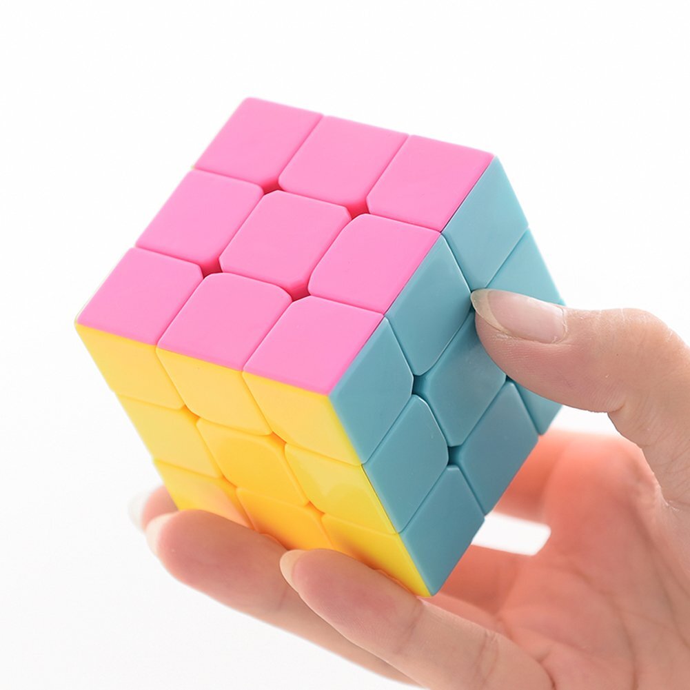 Speed Cube 3x3 Magic Cube Stickerless Puzzle Cube Intelligence ...