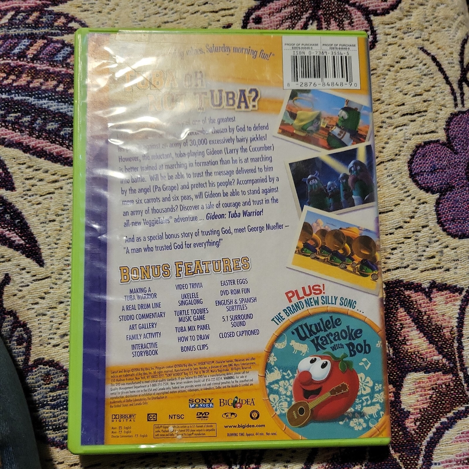 Veggietales Gideon Tuba Warrior Dvd Grelly Usa 3340