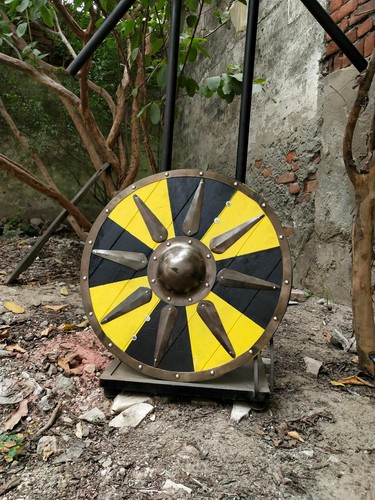 Medieval Heavy shield Battle Ready/decorative Viking shield Wooden ...