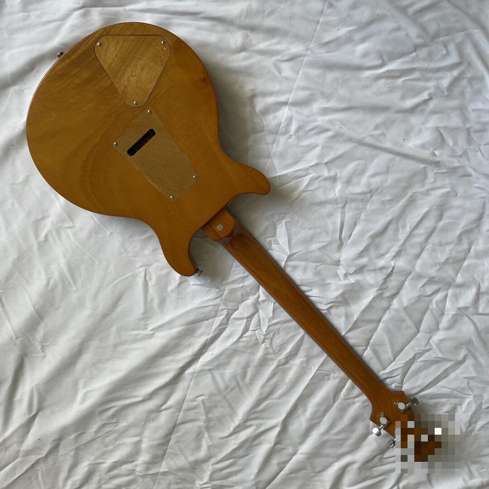 Yellow SE Santana Electric Guitar Flame Maple Top Mahogany Body&Neck ...