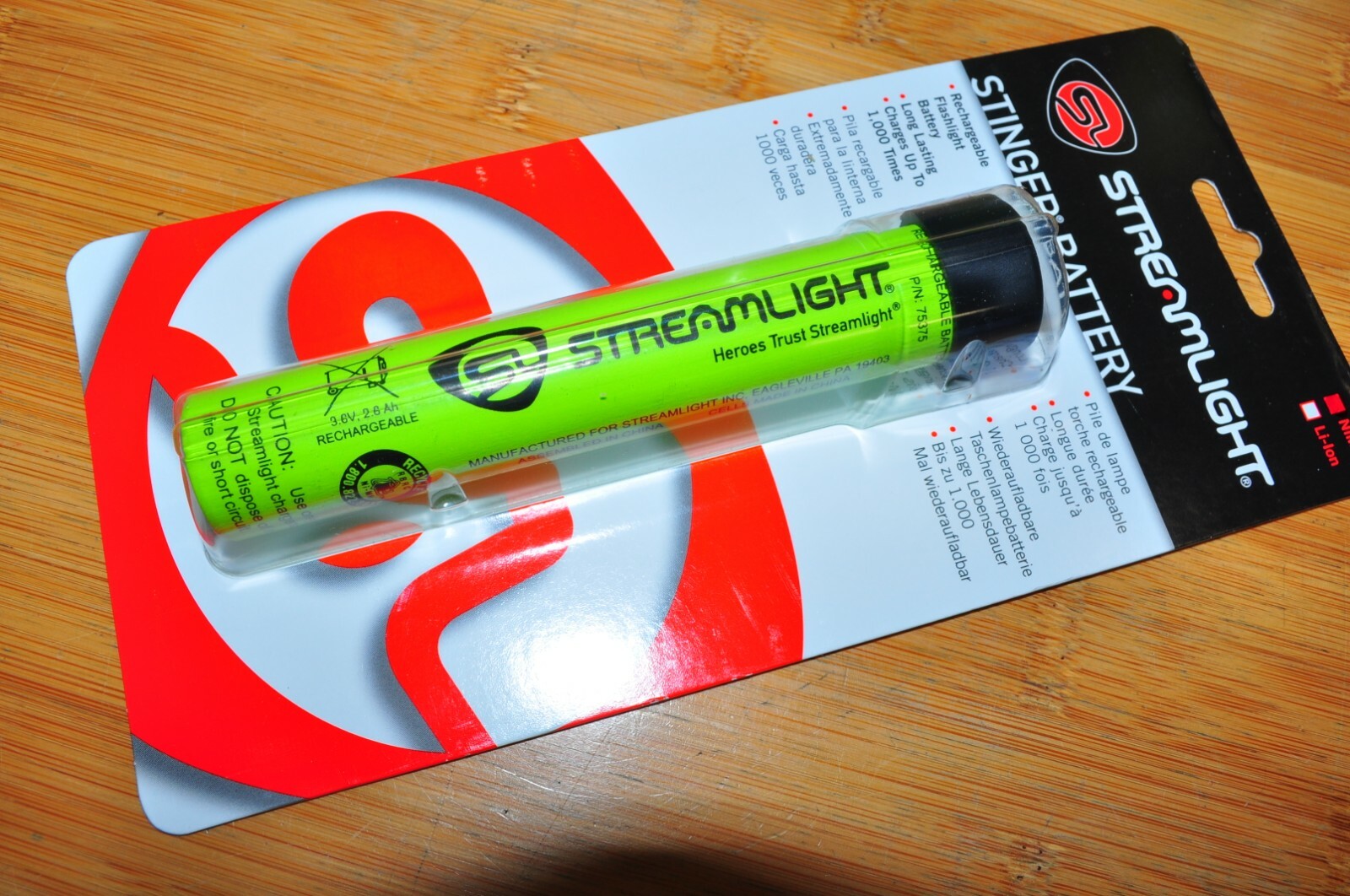 Streamlight 75375 Stinger Battery Stick Replacement Nickel Metal ...