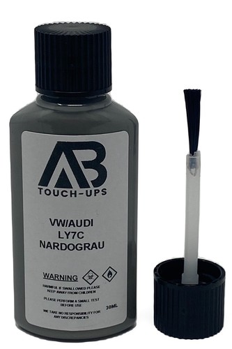 VW/AUDI LY7C NARDO GREY PAINT TOUCH UP BOTTLE WITH BRUSH 30ML | eBay