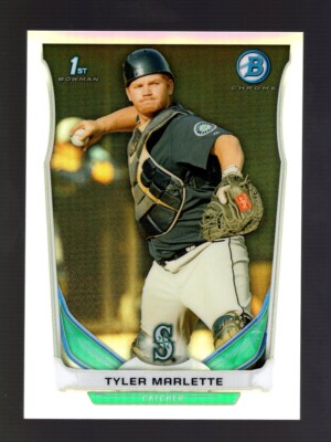 2014 BOWMAN CHROME REFRACTOR BCP108 TYLER MARLETTE RC 267/500 SEATTLE ...