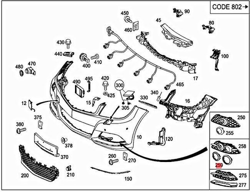 Genuine MERCEDES BBDC V251 A207 C204 C207 S204 Trim 2128850574 | eBay